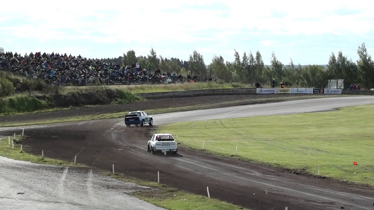 Rallycross SM Finalen Götene omg 1 Linus Westman - YouTube