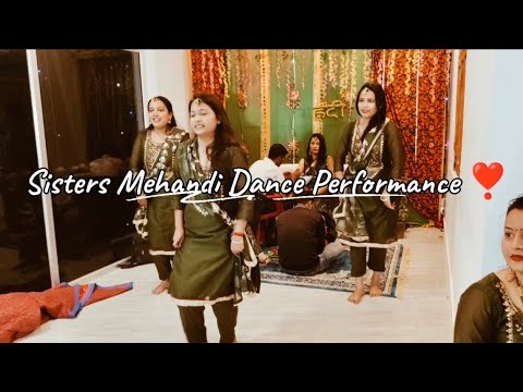 mehandi rachan laagi hattha me... mehandi dance performance ️ 🥰💃 - YouTube