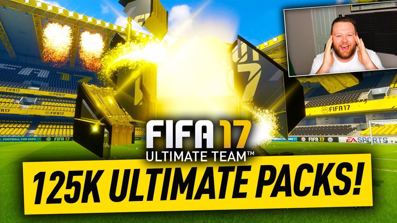 FIFA 17 125K PACKS! THE ULTIMATE PACK!! BIGGEST PACKS EVER! - YouTube