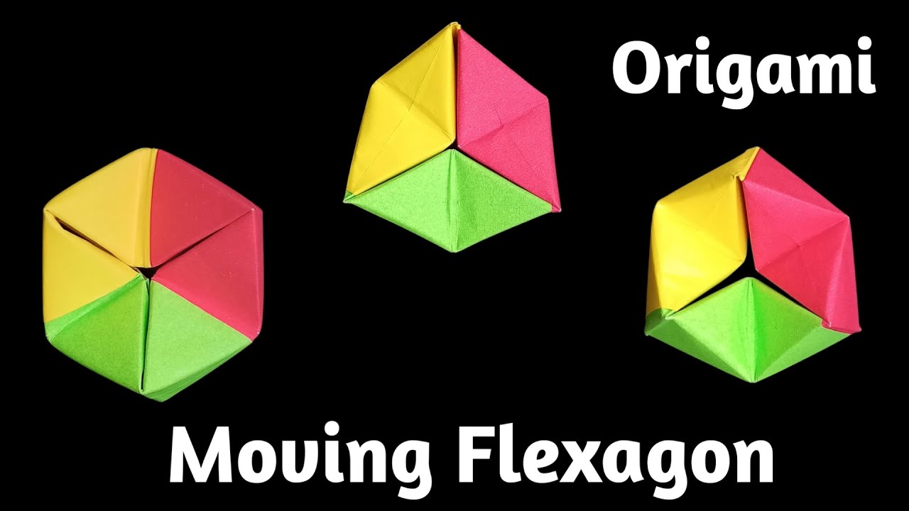How To Make A Paper Flexagon Origami | Easy Flexagon Origami Tutorial ...