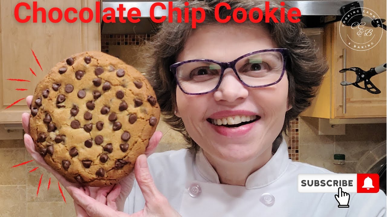 8-Inch Cookie! | GIANT Cookie Series – Part 1 – Chocolate Chip Cookie ...