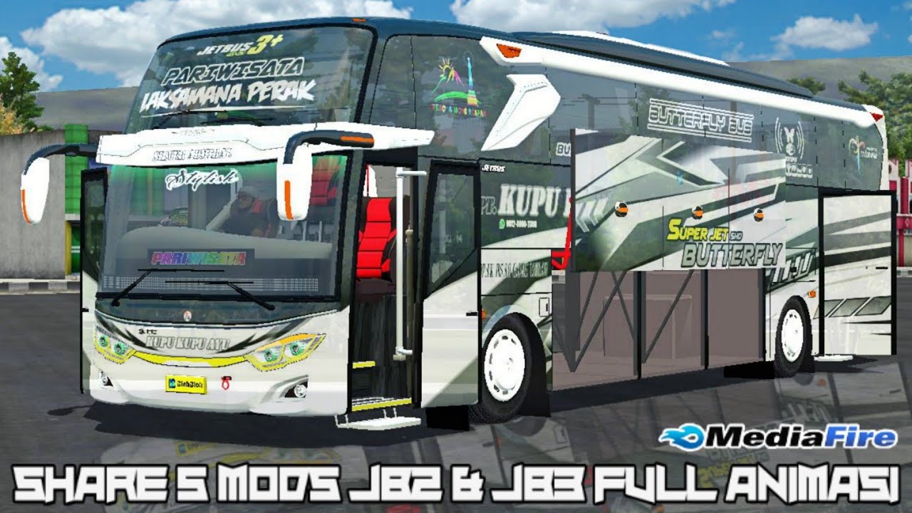SHARE 5 MODS BUS JB2 & JB3 FULL ANIMASI TERBARU | MOD BUSSID TERBARU ...