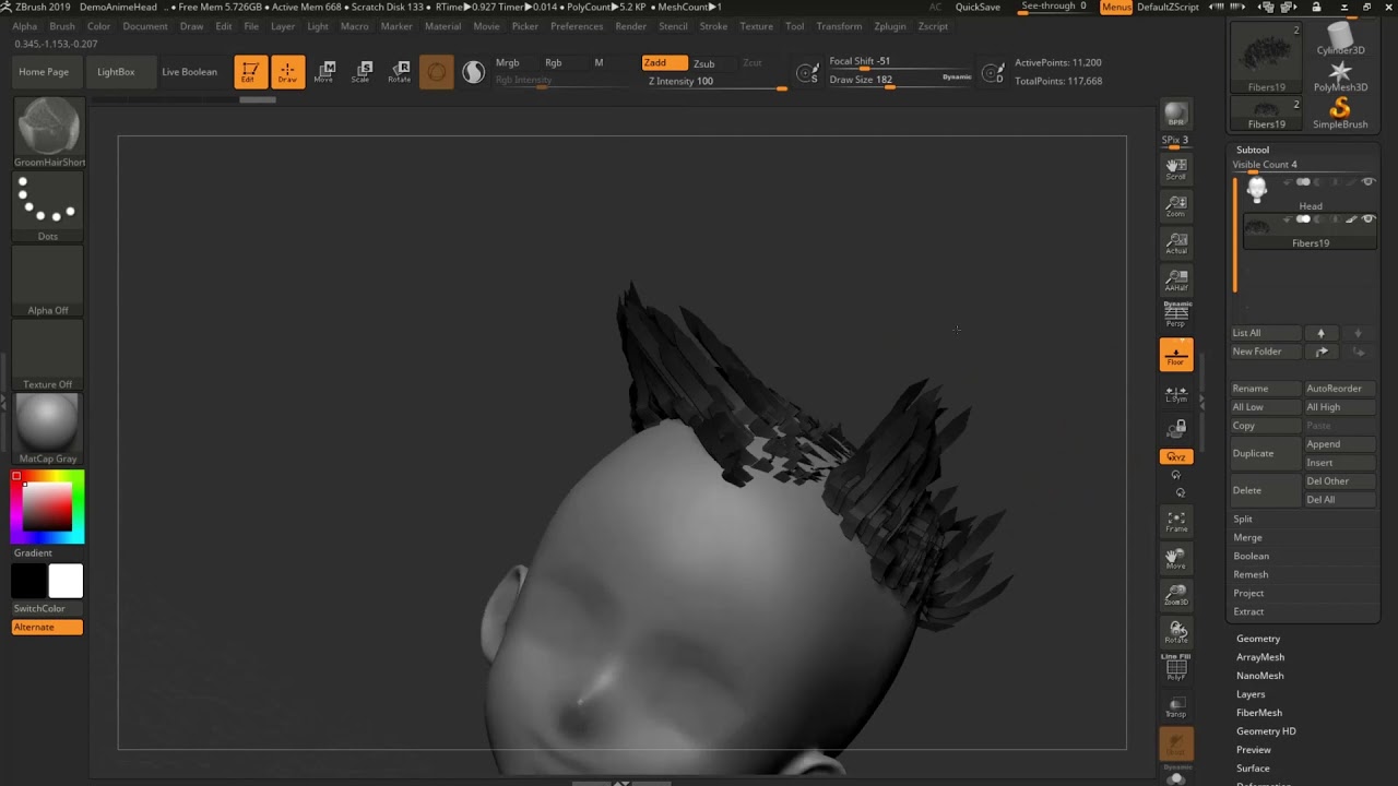 Tutorial ZBrush Hair cards - YouTube