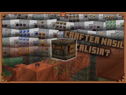 CRAFTER NASIL ÇALIŞIR??? │ Ani33r ile Redstone'a Doğru Bölüm 6 (Üretici nasıl çalışır)