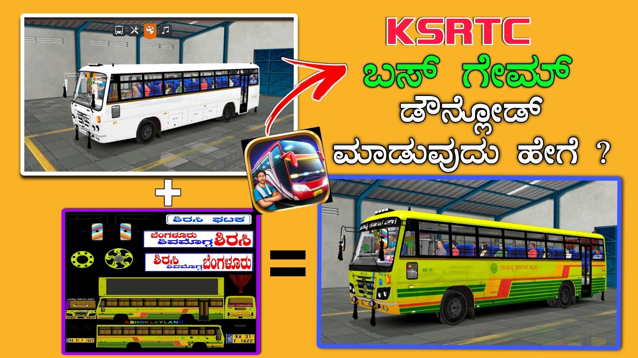 New KSRTC bus mod Bus Simulator Indonesia gameplay - YouTube