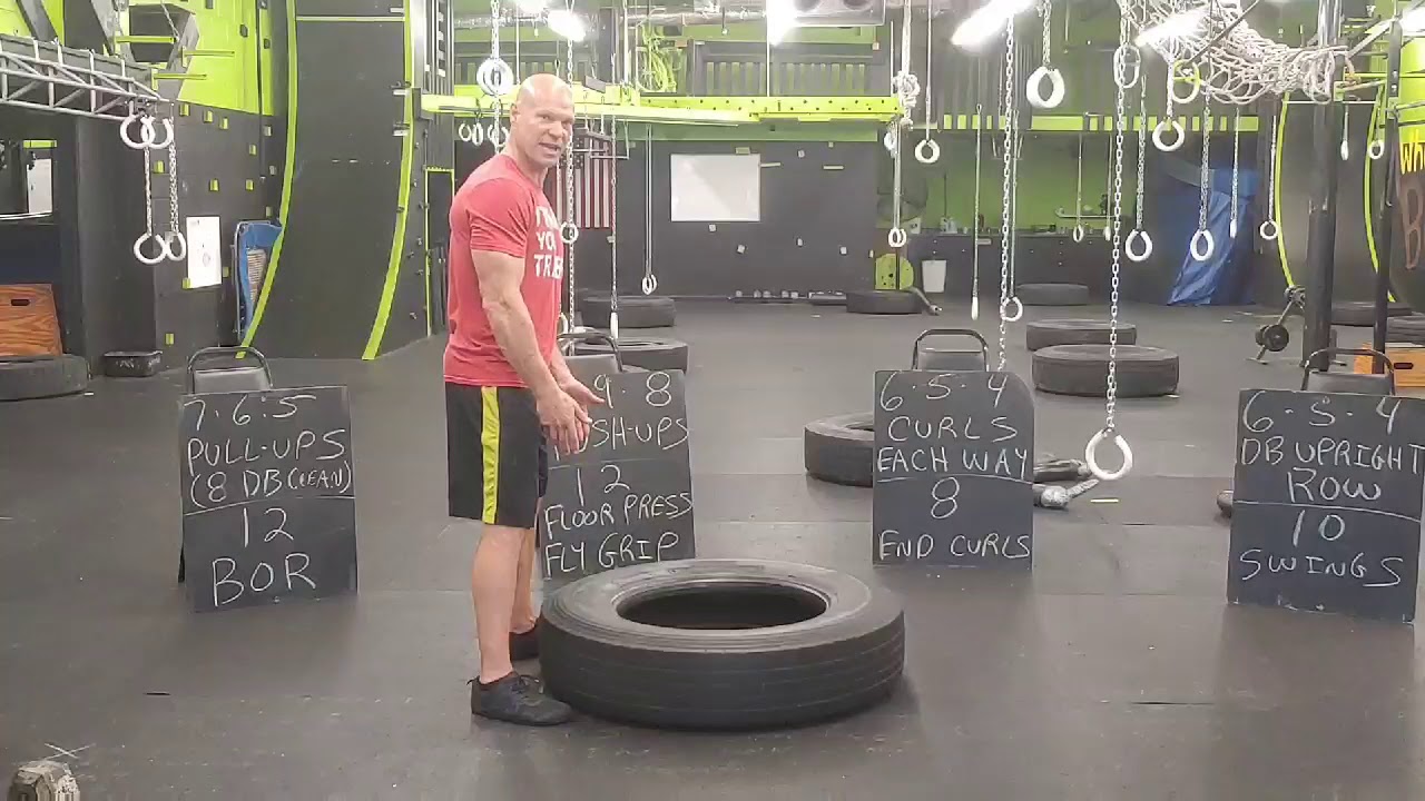 Tire Squat Jumps - YouTube