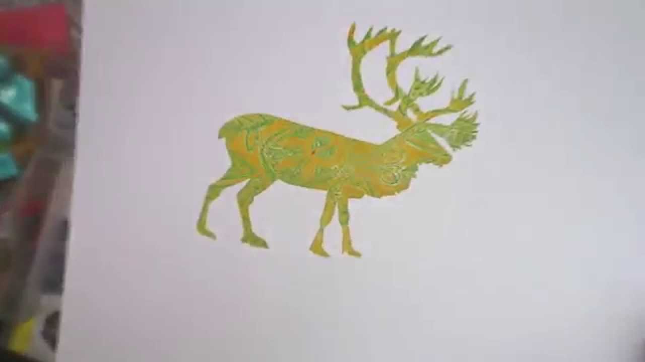 Artsy Made Easy: Stamp on Stamp Action - YouTube