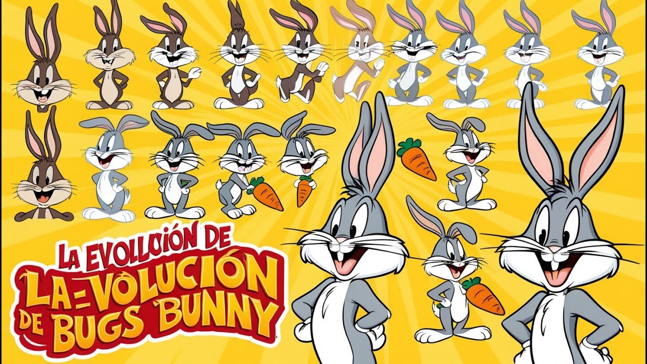 La evolución de Bugs Bunny (1938-2021) #retro #disney #dibujos - YouTube