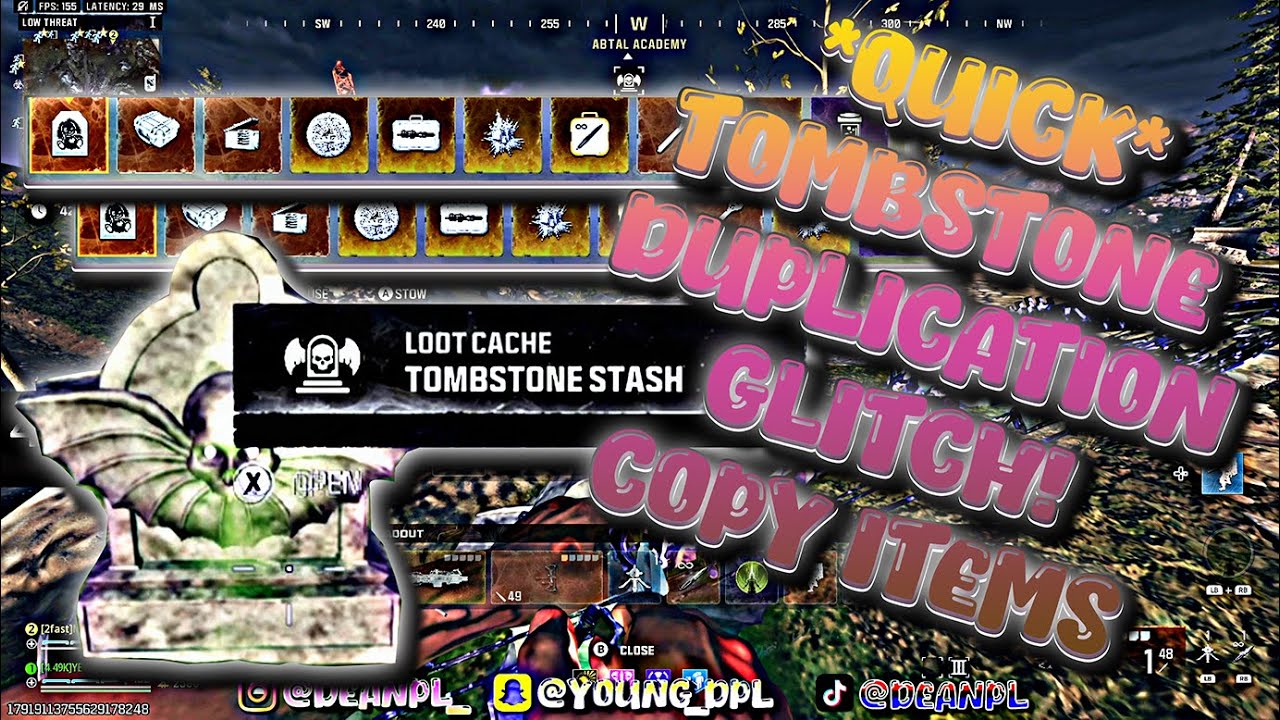 *FREE* LEGENDARY SCHEMATICS USING TOMBSTONE DUPLICATION GLITICH! MW3 ...