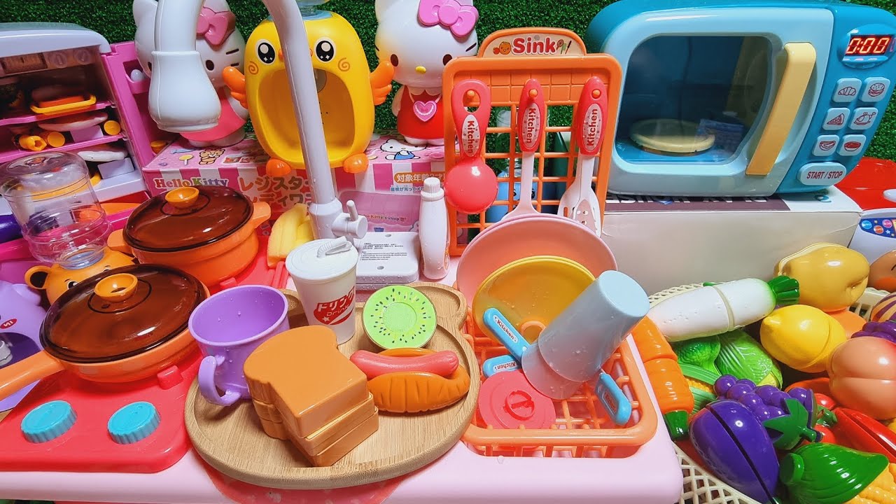 satisfying cut fruits and vegetables|cooking and making mini food ...