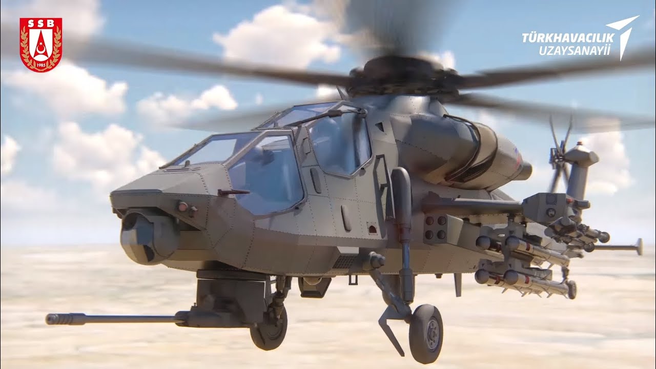 Part2) Tusaş-TAI ATAK-2 Heavy Class Attack Helicopter Flyed for the ...