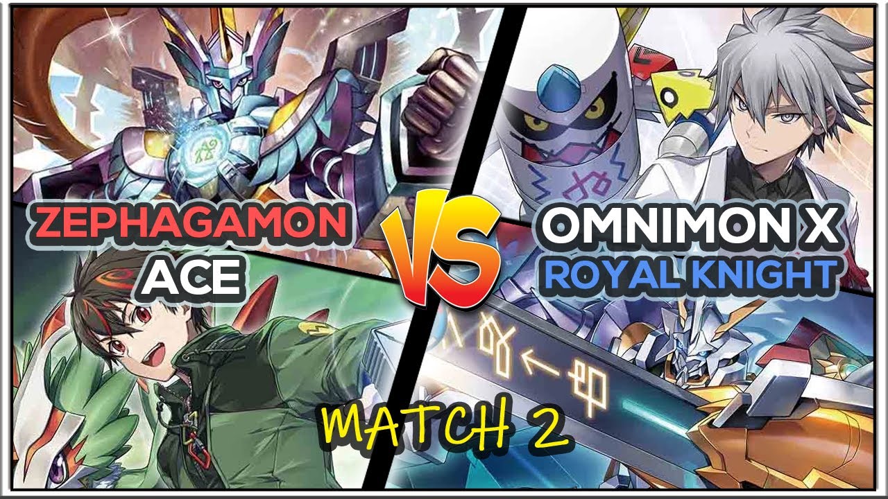 Zephagamon ACE vs Omnimon X (Royal Knight) | BT-20 Gameplay | Drasil ...