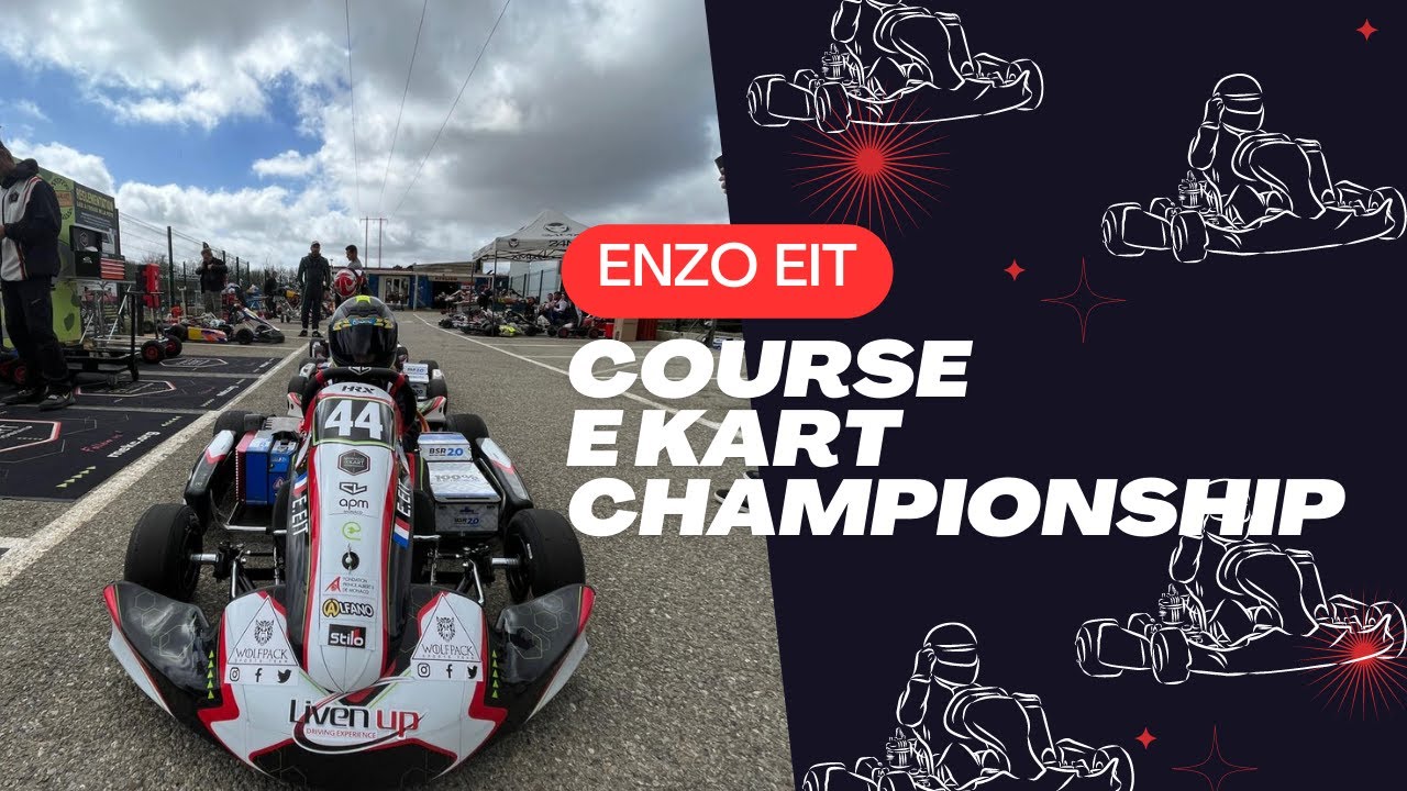 COURSE LINA ENZO ELIAS AUGUSTIN ET RYAN AVEC MONACO E KART CHAMPIONSHIP ...