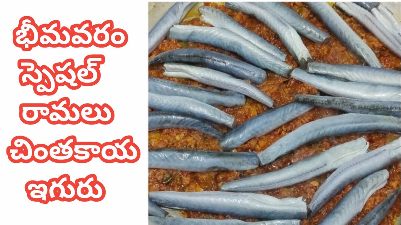 ||Bhimavaram Special Very Rare Indian Fish Ramala Curry|రామలు,చింతకాయ ...