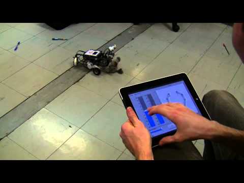 Remotely Controlling LEGO Mindstorm Using iPad & LabVIEW - YouTube
