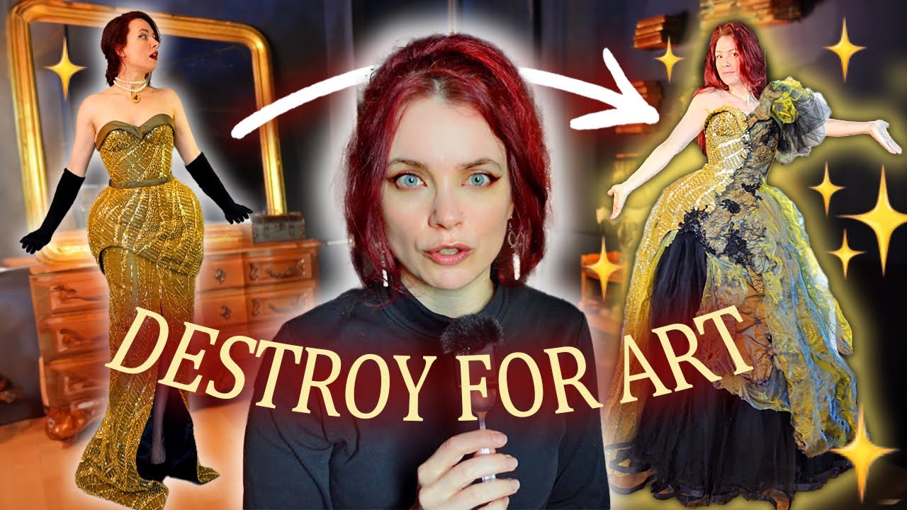 I ruined a dress that I spent a month making (Worth it?) - YouTube