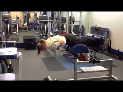 Weighted Back Extension - YouTube