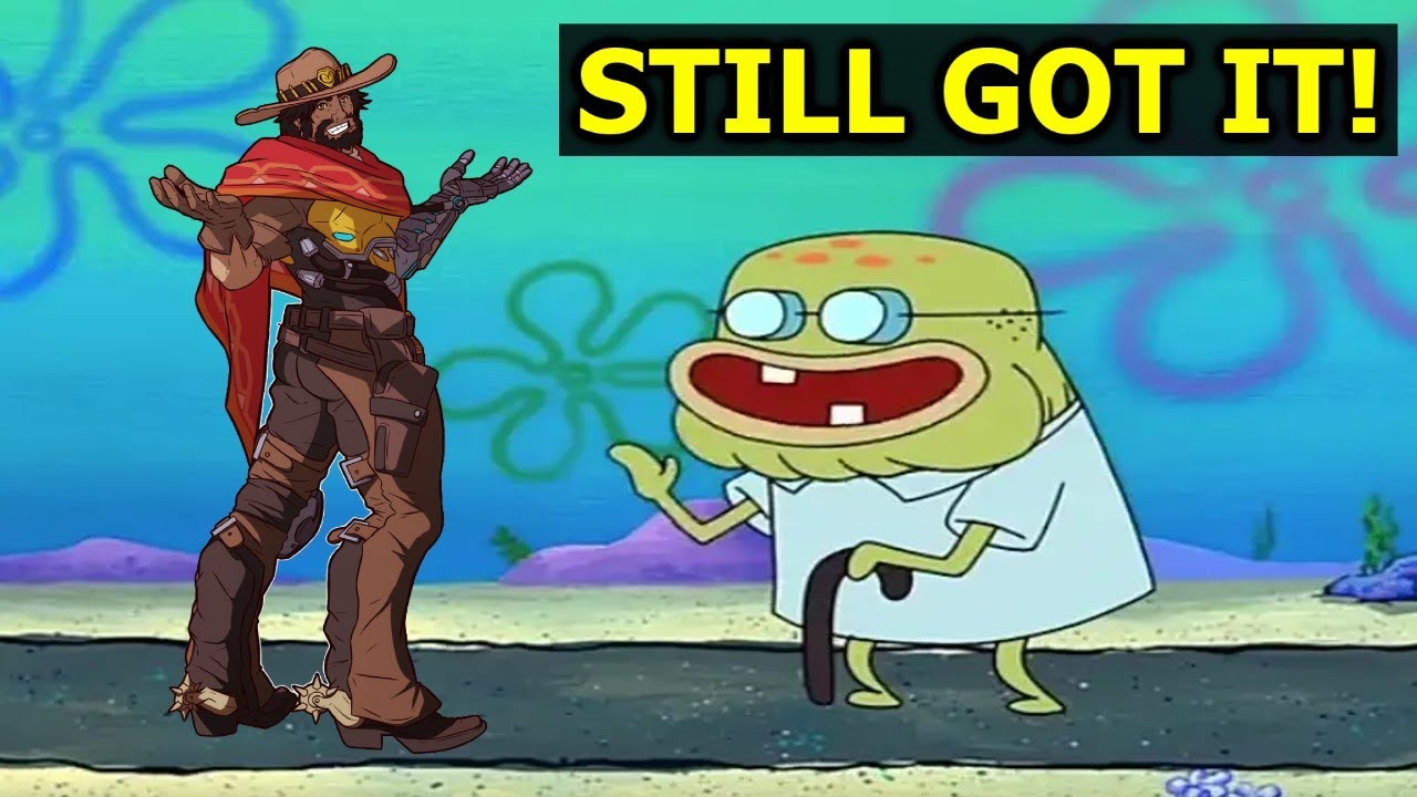The old man can still play! Overwatch Cassidy McCree Stream Highlights ...
