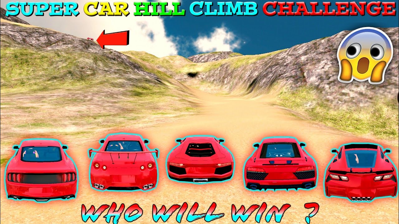 Super Fastest Car Hill Climb Challenge - Car Parking Multiplayer - Car ...