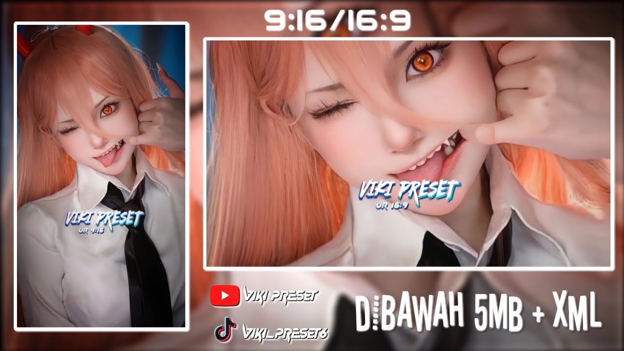 2 PRESET ALIGHT MOTION DI BAWAH 5MB + XML VERSI 9:16 & 16:9 || VIRAL DI TIKTOK - YouTube