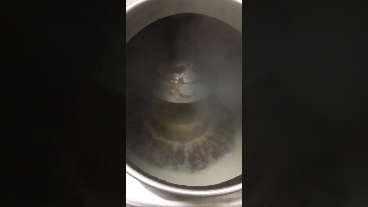 Calandria first heating - YouTube