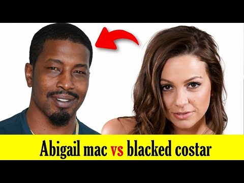 Abigail mac vs blacked costar 