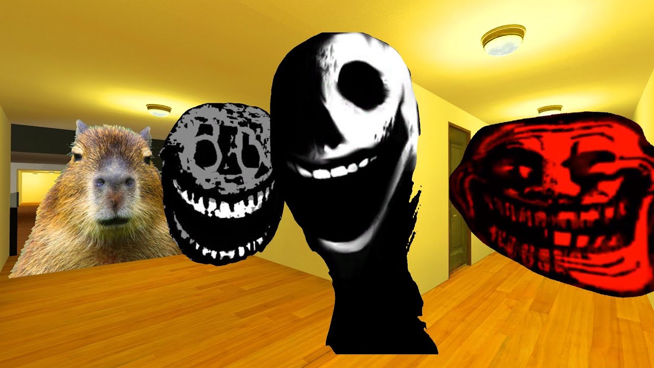 Capybara and Rush, Jack and Trollface Garry’s Mod NextBot - YouTube