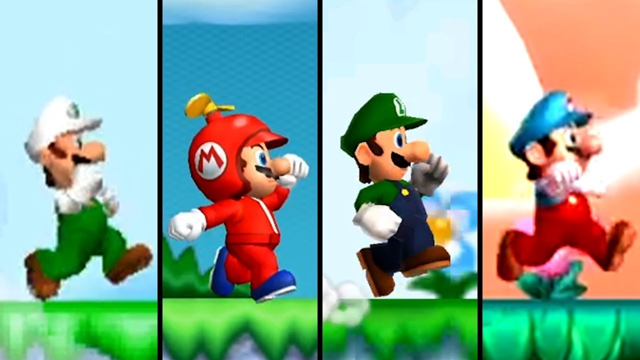 Evolution of Sky Levels in New Super Mario Bros. (2006-2020) - YouTube