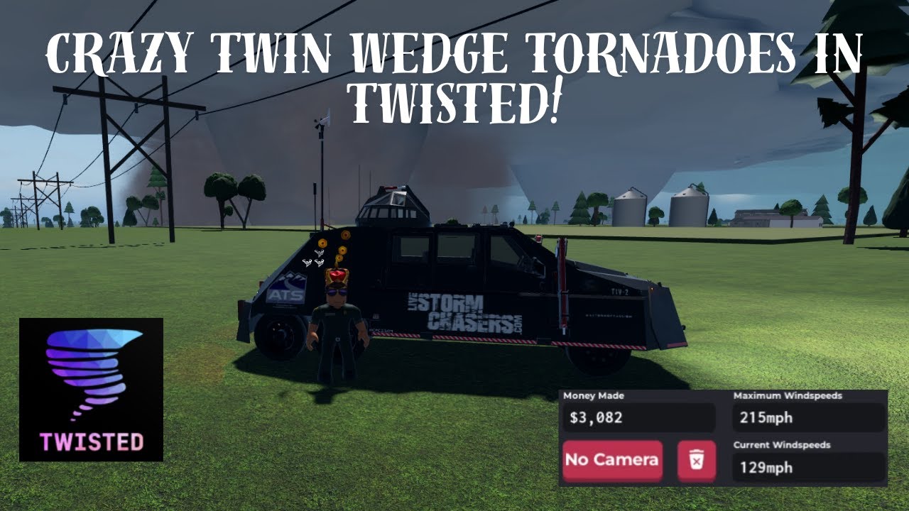 CRAZY TWIN WEDGE TORNADOES IN TWISTED! - YouTube