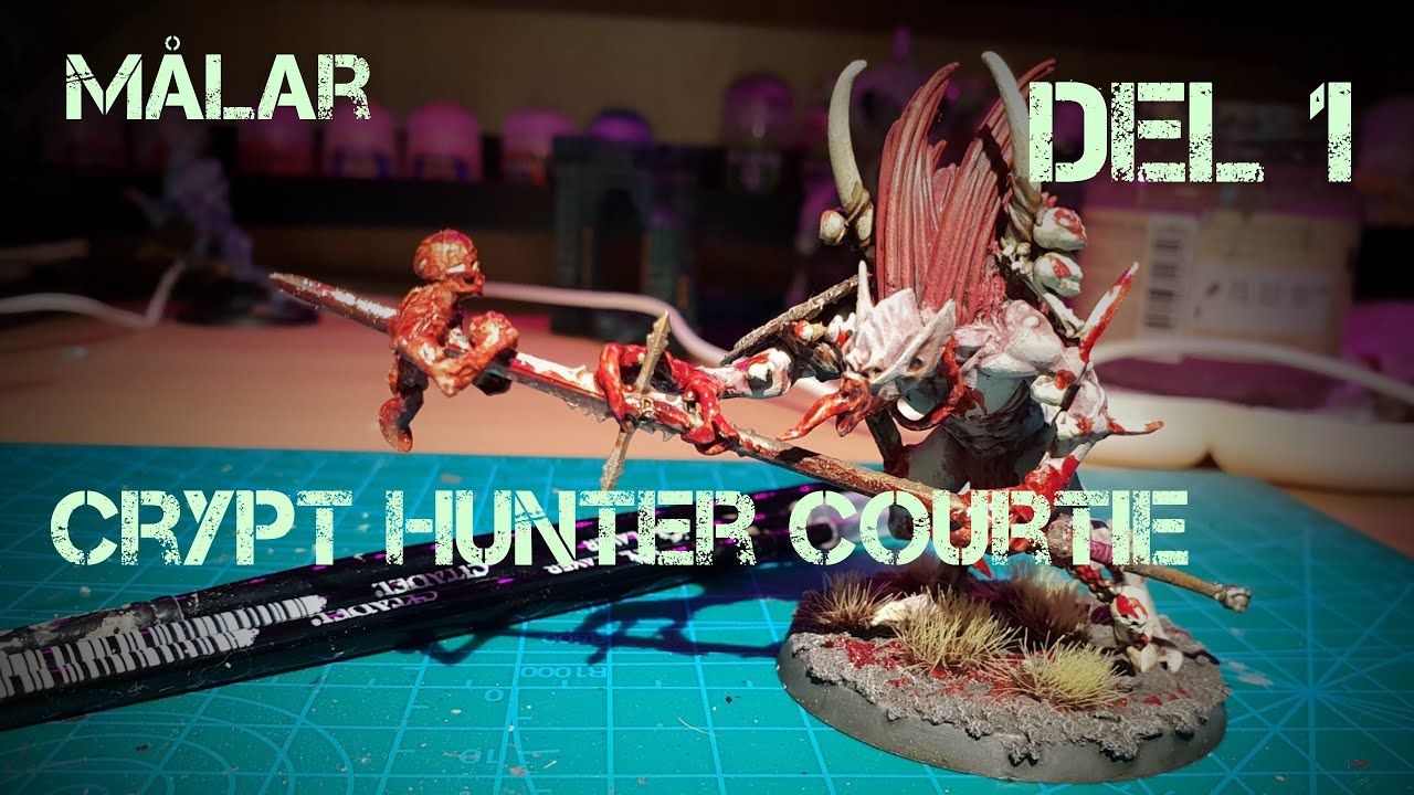 Warhammer modellmålning. Crypt Hunter Courtie till min Flesh Eaters ...