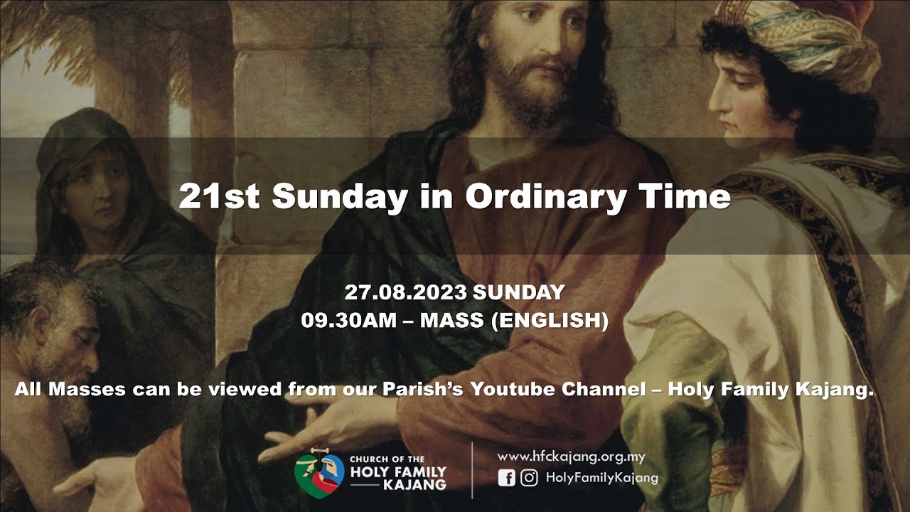 21st Sunday in Ordinary Time - YouTube