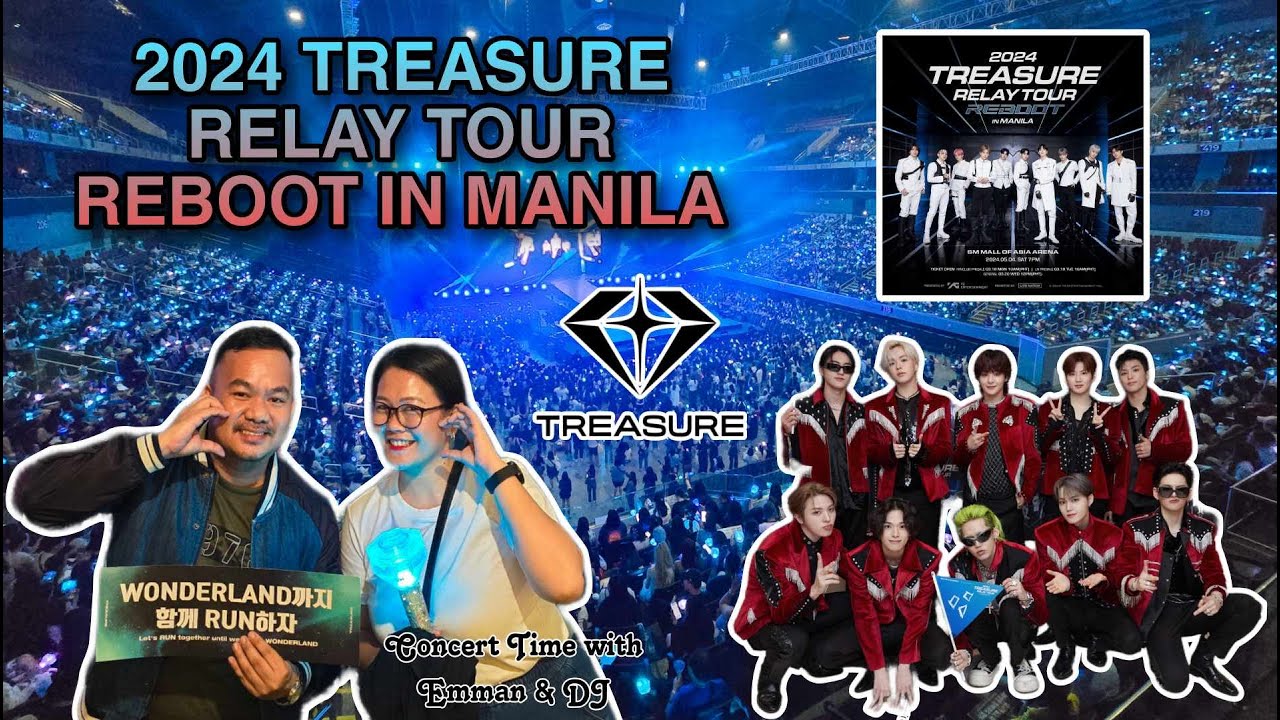 2024 TREASURE RELAY TOUR REBOOT IN MANILA (Concert Time with Emman & DJ) Vlog15 #TheFifthVlogs ...