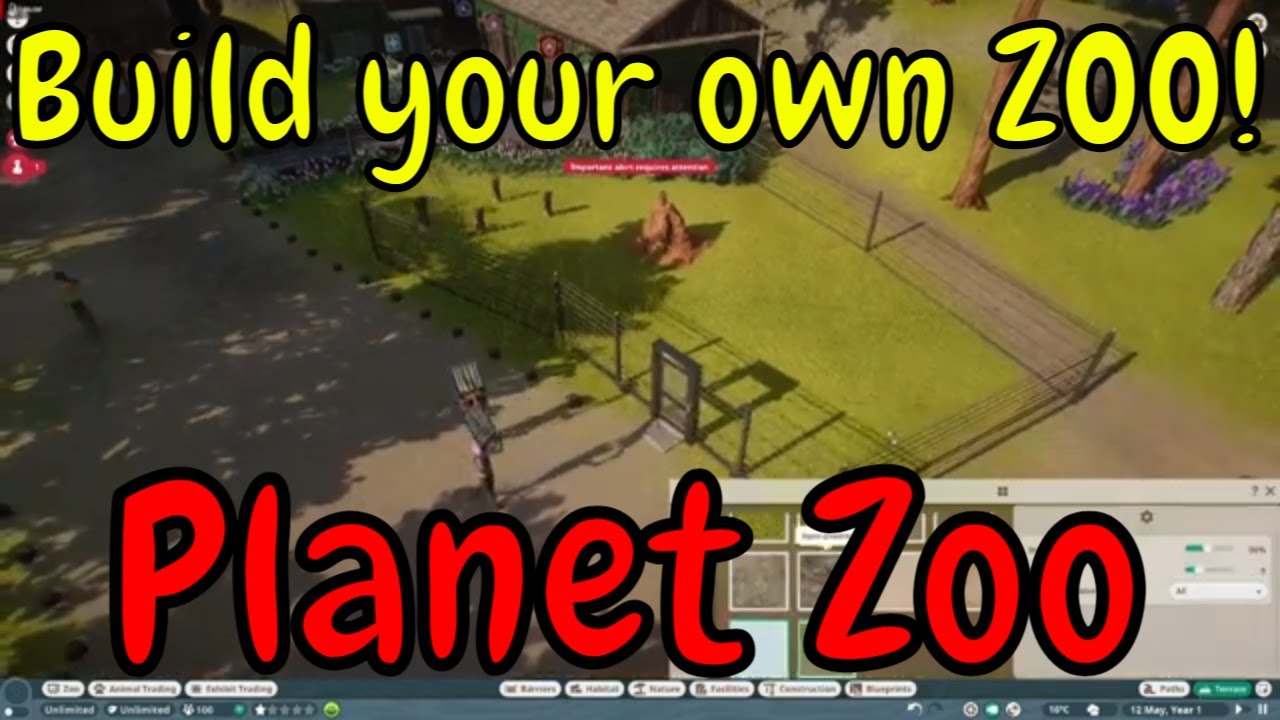 Build your own custom Zoo! - Planet Zoo - Episode 1 - YouTube