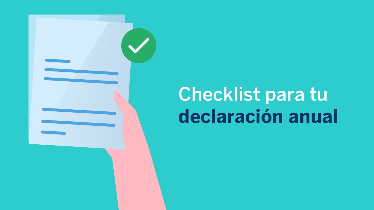 Checklist para tu declaración anual - YouTube