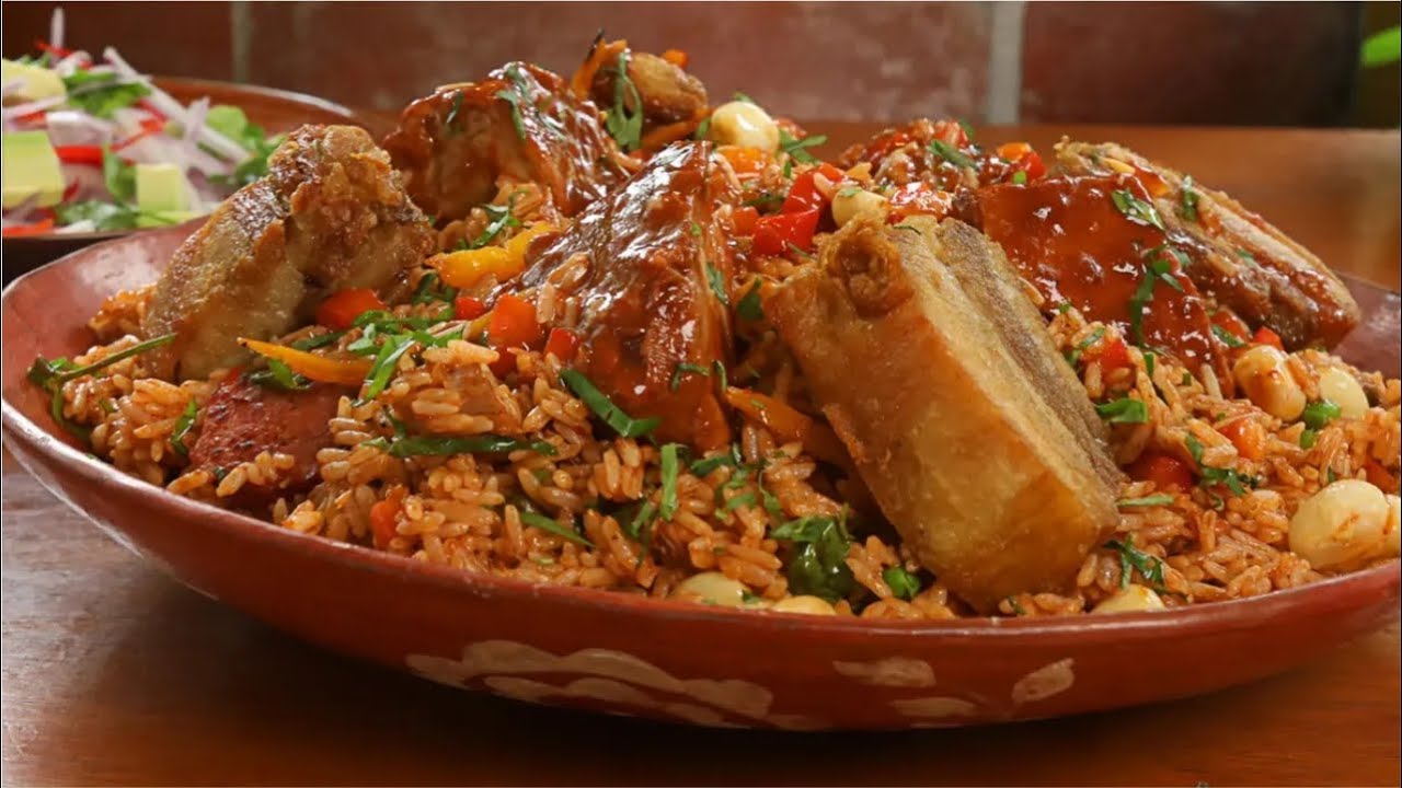 ARROZ CON CHANCHO | SABORES DEL PERU - YouTube