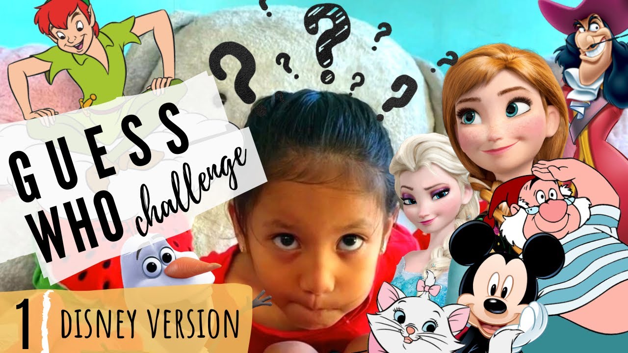 GUESS WHO CHALLENGE | DISNEY VERSION (PART 1) - YouTube