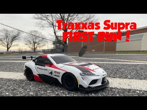 Traxxas Toyota GR Supra GT4 FIRST RUN #TRAXXAS #GRSUPRA #4TEC3.0 - YouTube