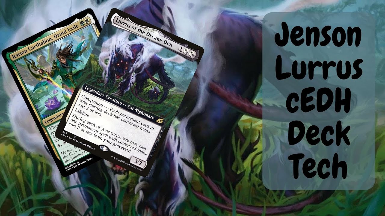 Jenson and Lurrus cEDH deck tech new five color commander from ...