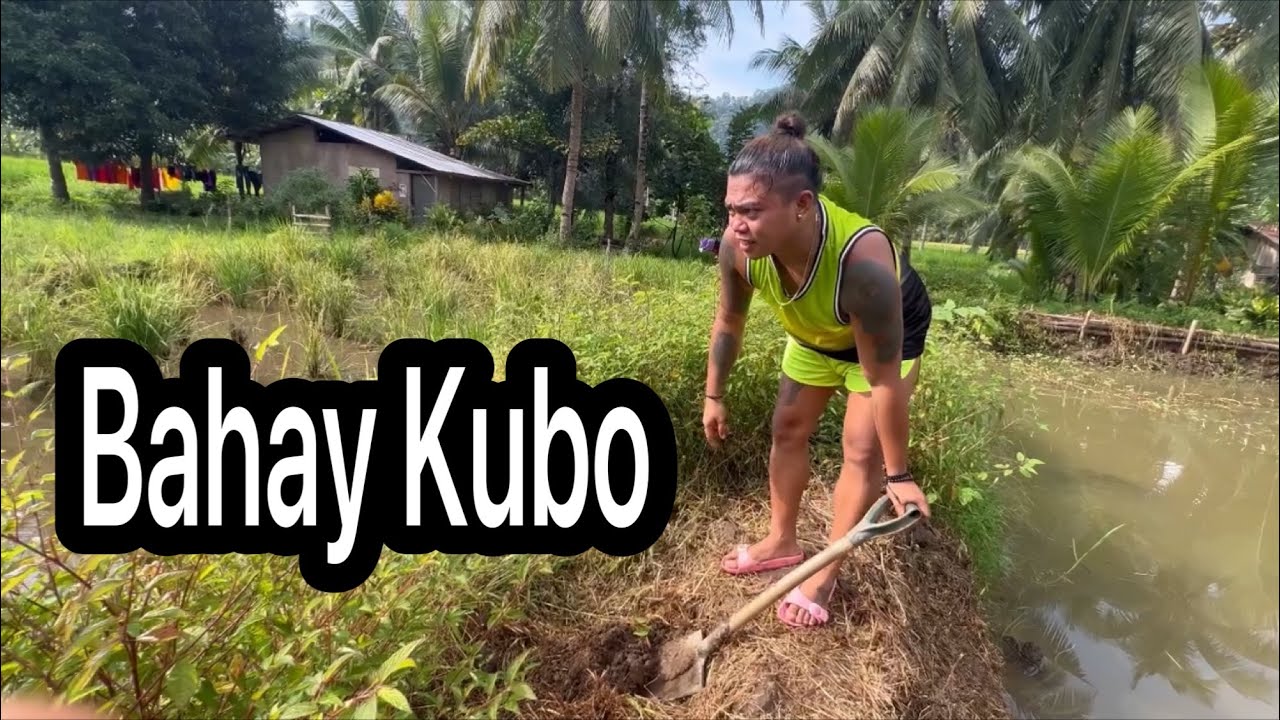 Bahay Kubo sa Palayan | Buhay Probinsya Brenda Mage - YouTube
