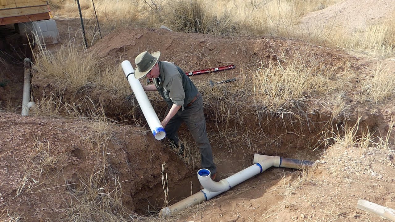 Plumbing my Off-grid sewer system. A slippery slope if not done right ...