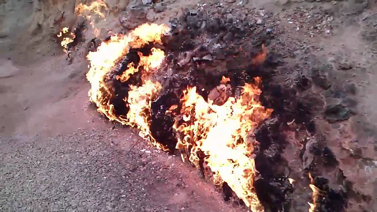 Yanar Dag (Fire Mountain) Baku Azerbaijan - YouTube