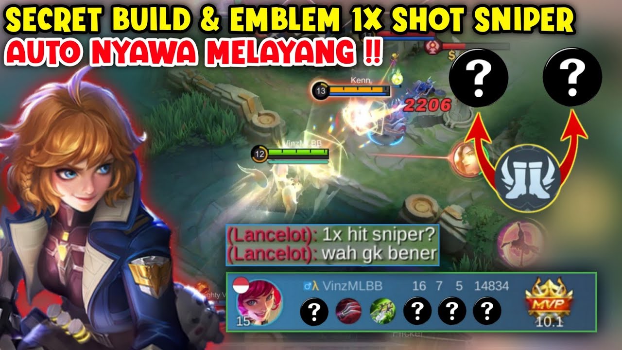 TIPS & TRICK JAGO BEATRIX SEPERTI ONIC CW !! SECRET BUILD ITEM 1X SNIPER AUTO MELAYANG !! - MLBB ...