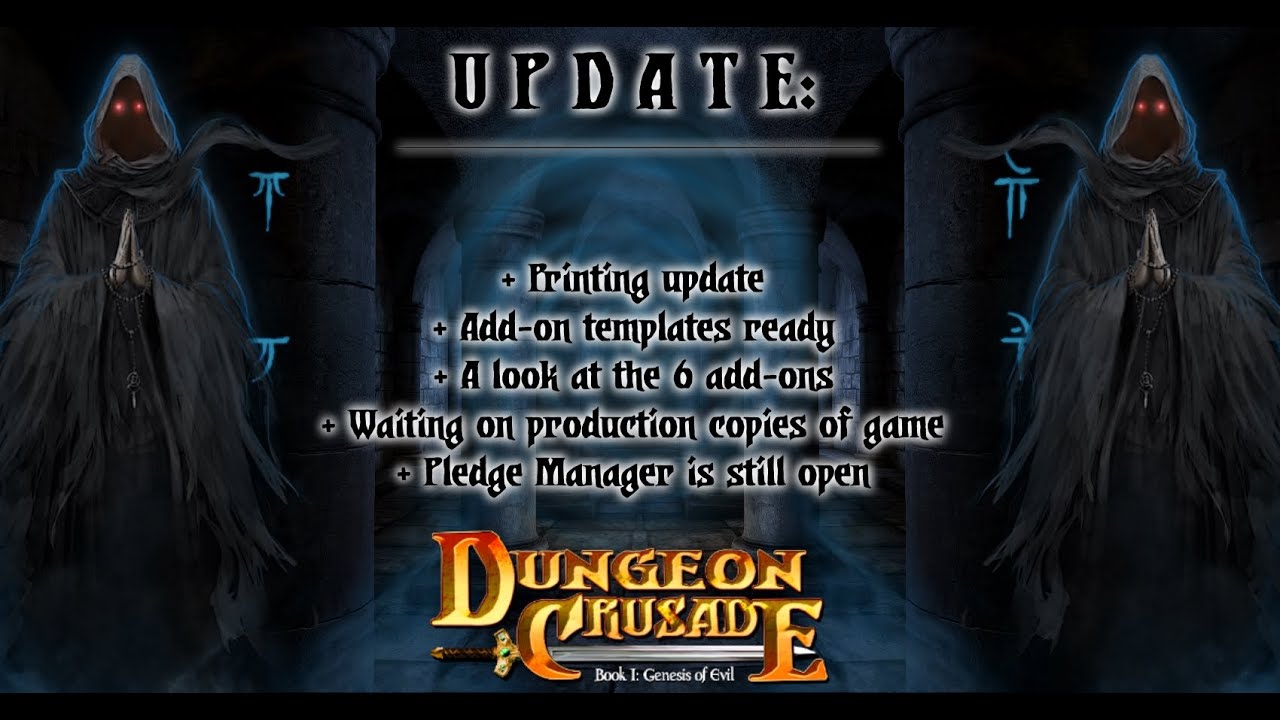 Production update, add-ons, Pledge Manager still open and more! - YouTube