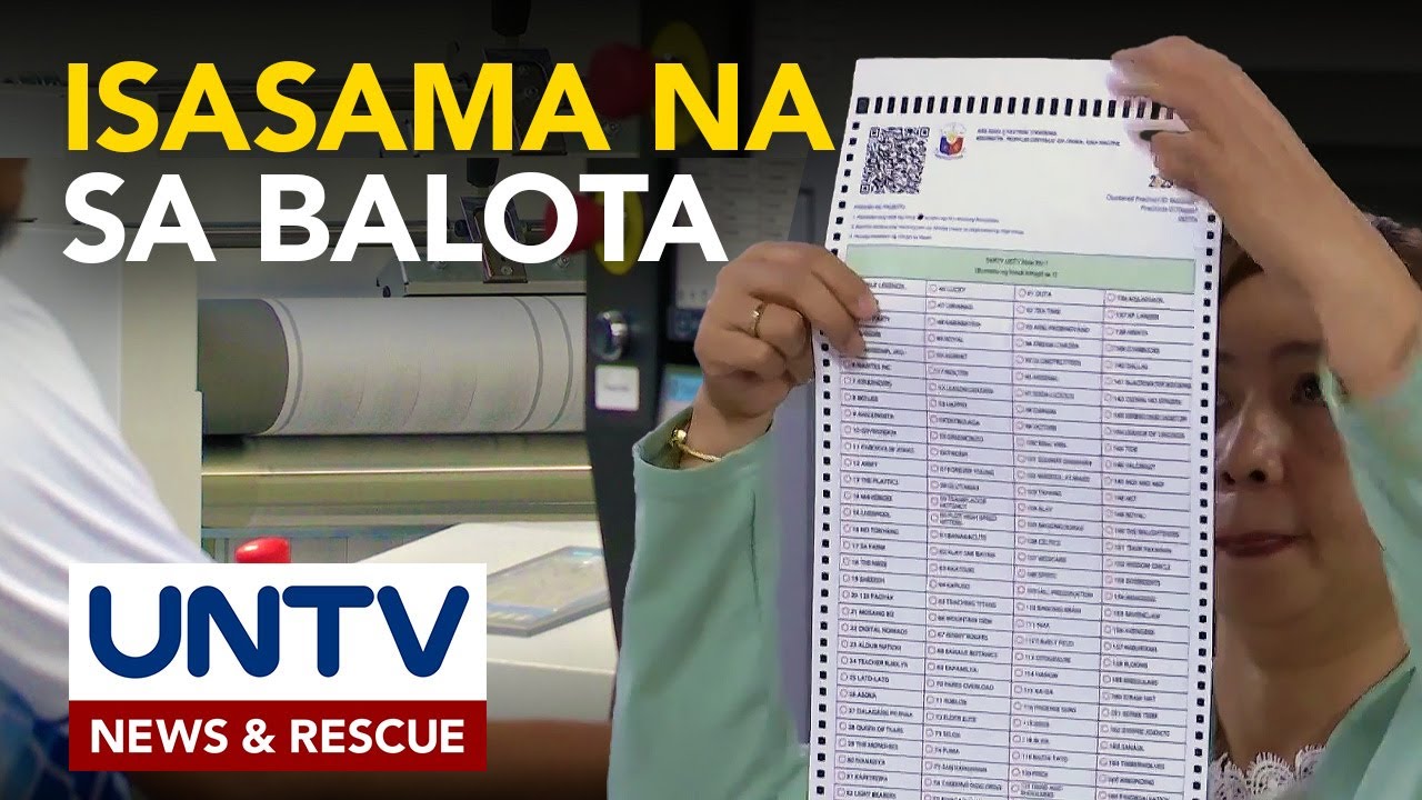 Lahat ng kumakandidatong nakakuha ng TRO, isasama ang pangalan sa ...