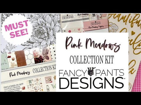 NEW PAPER COLLECTION FEATURING FANCY PANTS DESIGNS ‘PINK MEADOWS ...