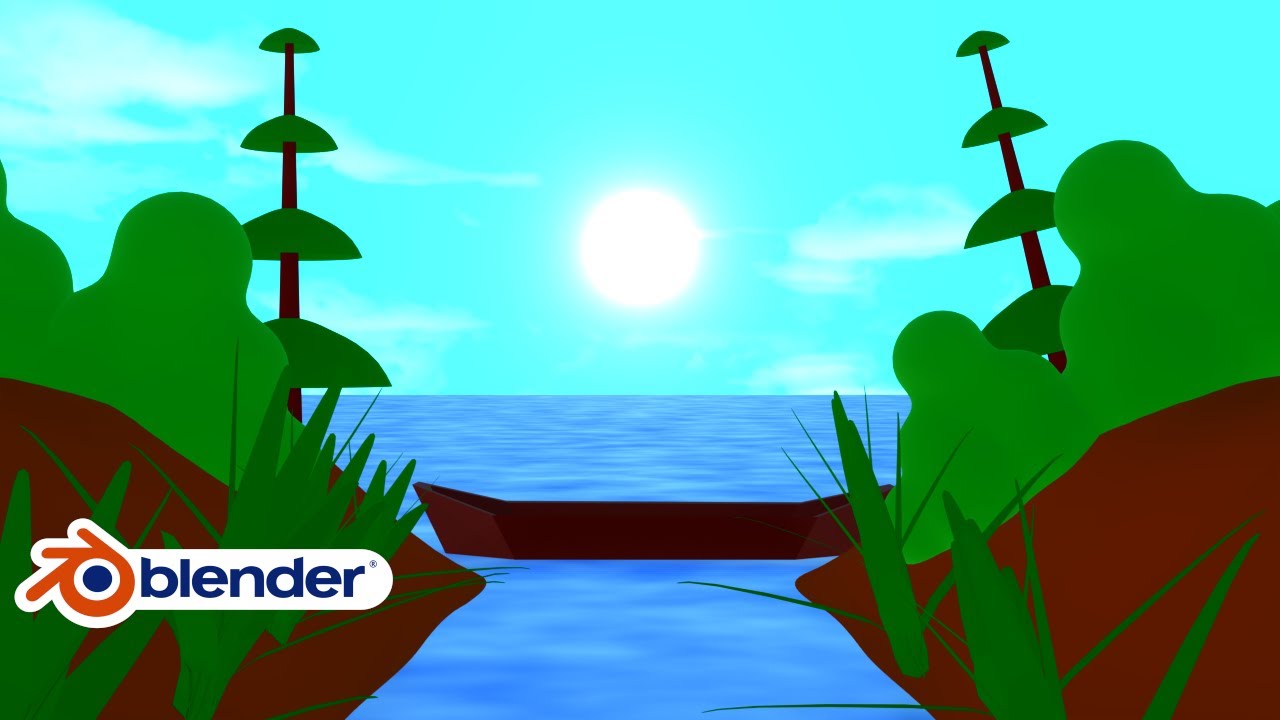 How to make cartoon style environment in blender - Blender 3.2, Blender ...