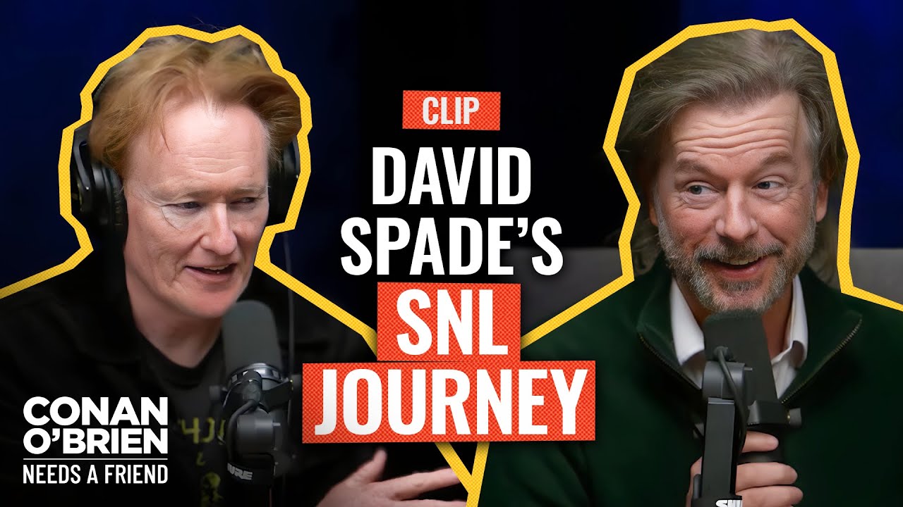 David Spade Always Felt At Risk Of Being Fired At SNL | Conan O'Brien ...