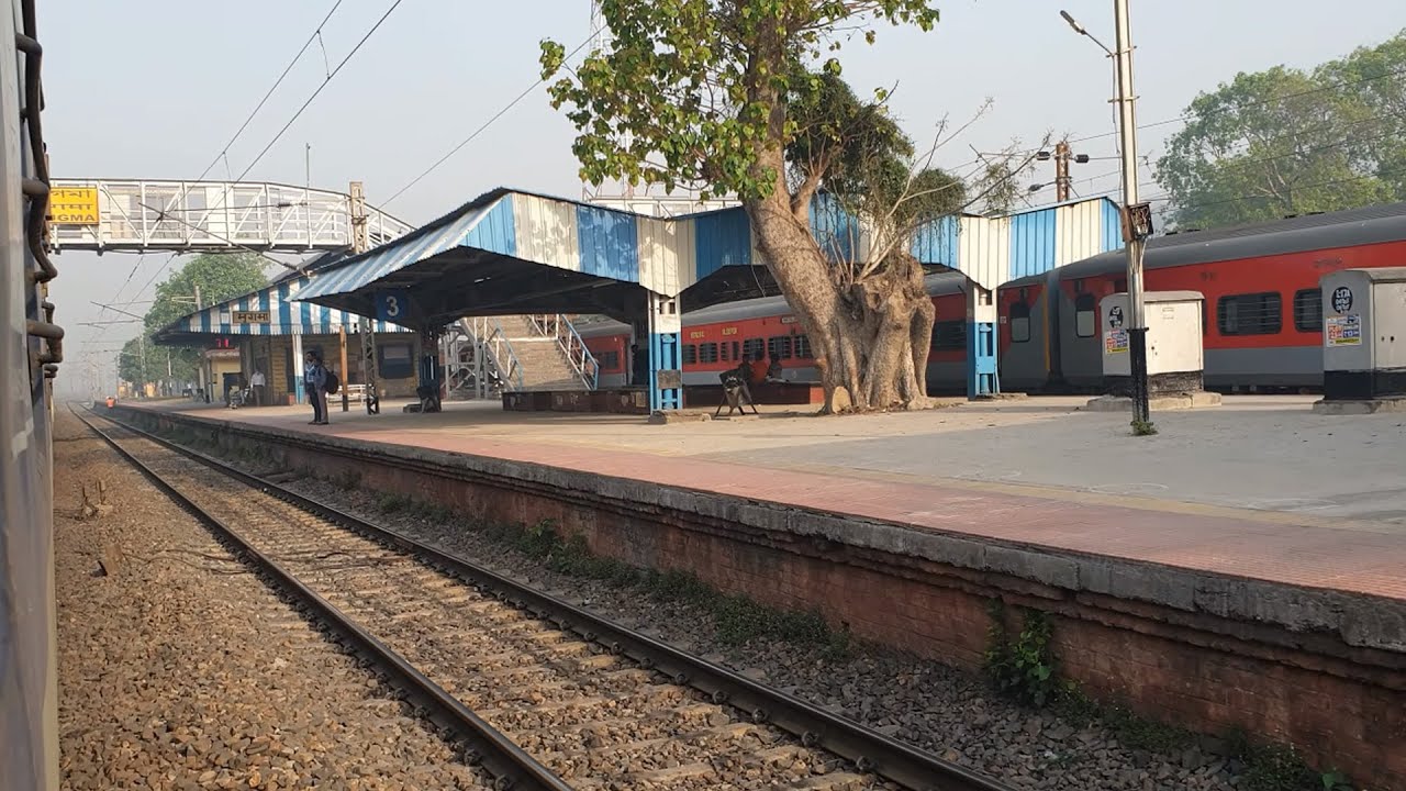 MMU, Mugma railway station Jharkhand, Indian Railways Video in 4k ultra ...