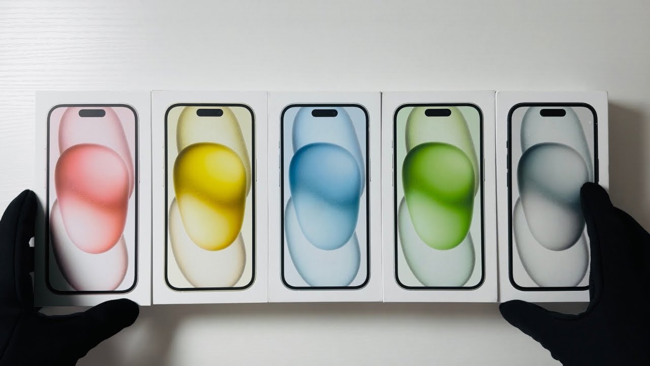 Unboxing All iPhone 15 Colors & Camera Test 4K | Allway Speaker - YouTube