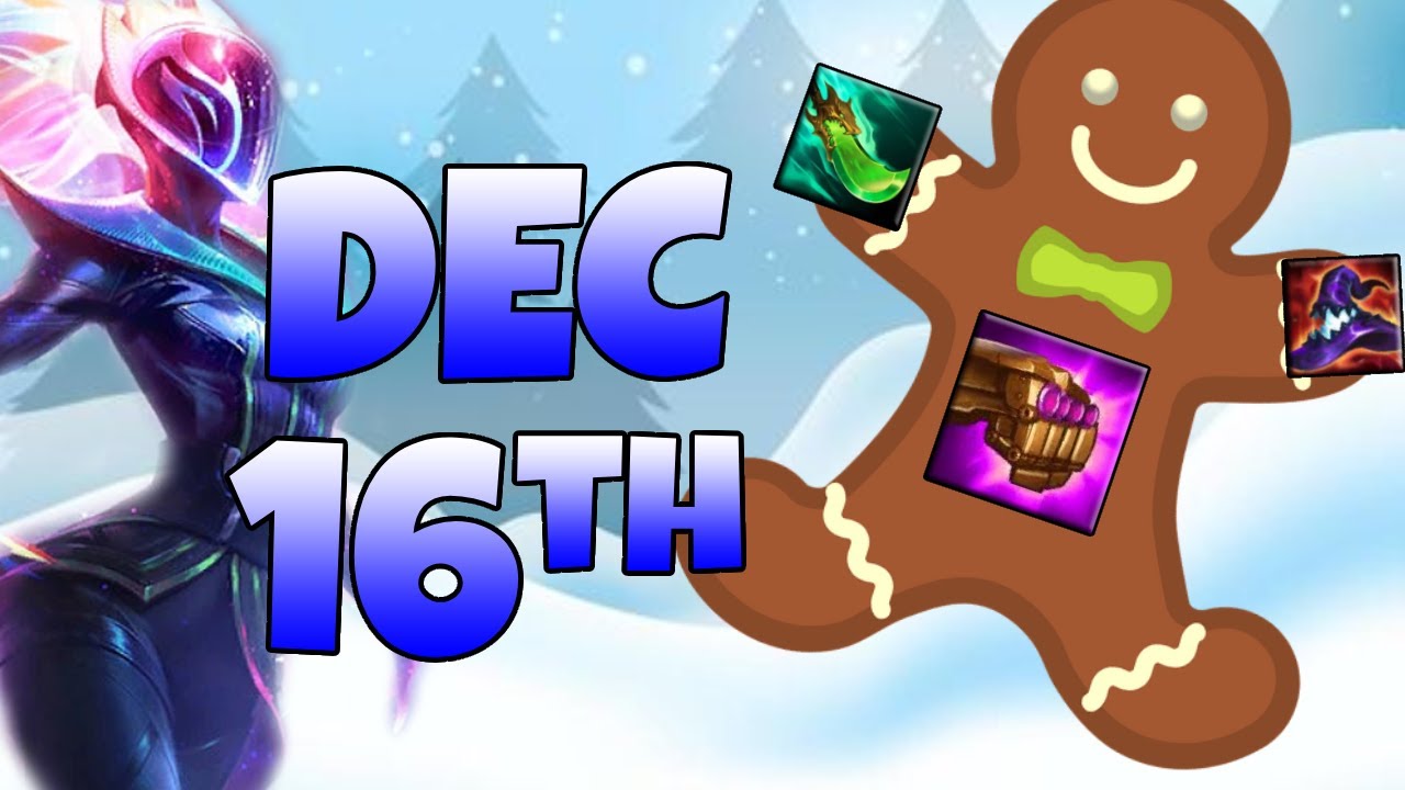 SET 10 TFT DECEMBER CARRY CALENDAR - YouTube